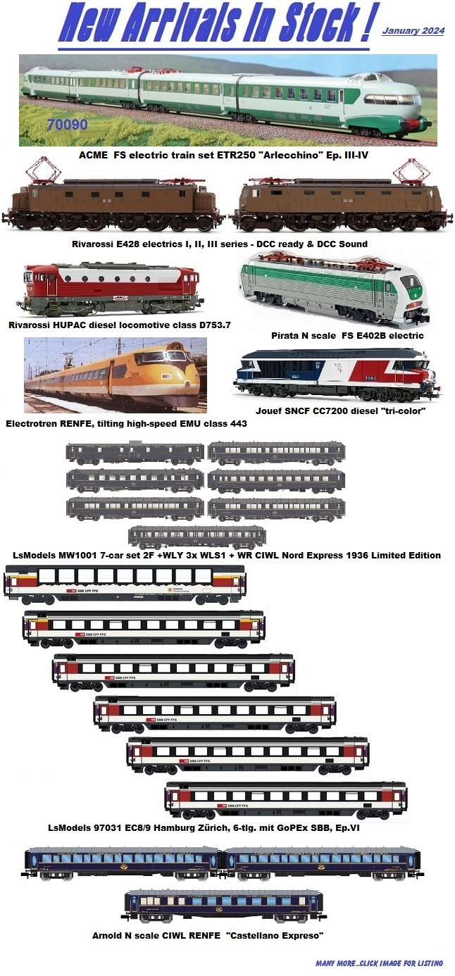 EUROLOKSHOP Discount European Model Trains & Accessories with large ...