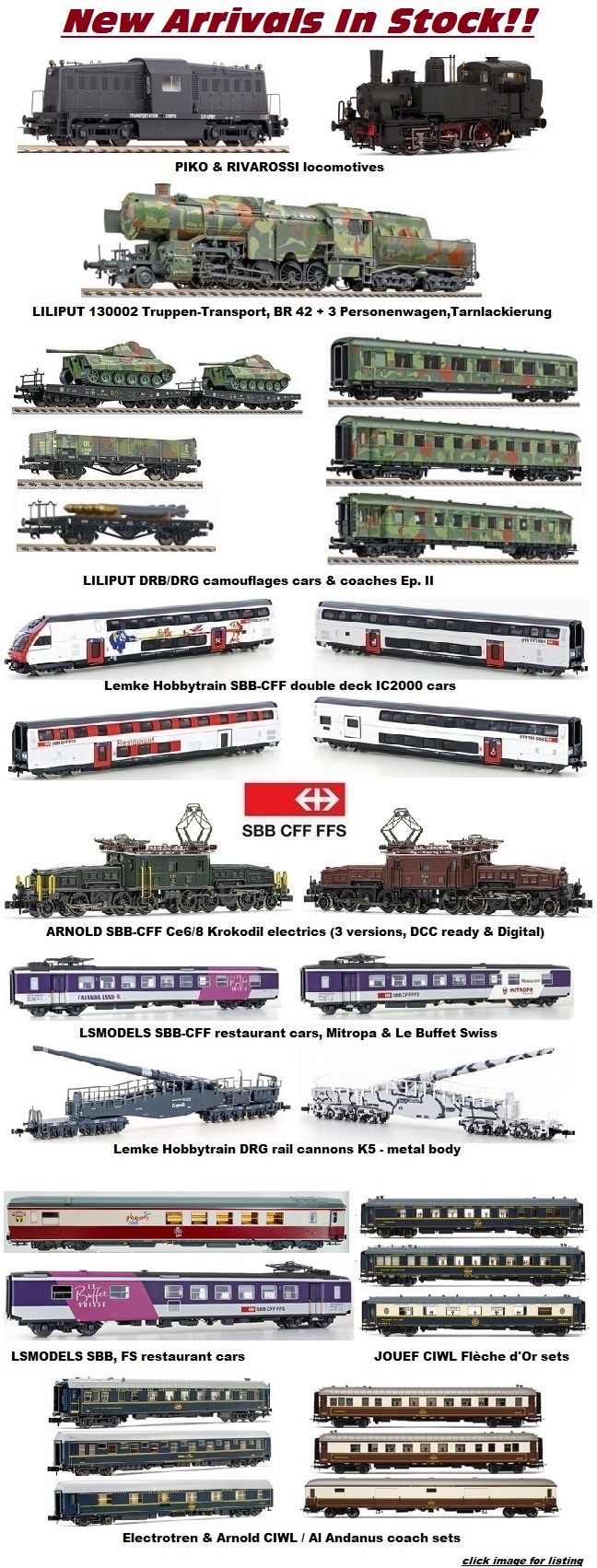 EUROLOKSHOP Discount European Model Trains & Accessories with large ...